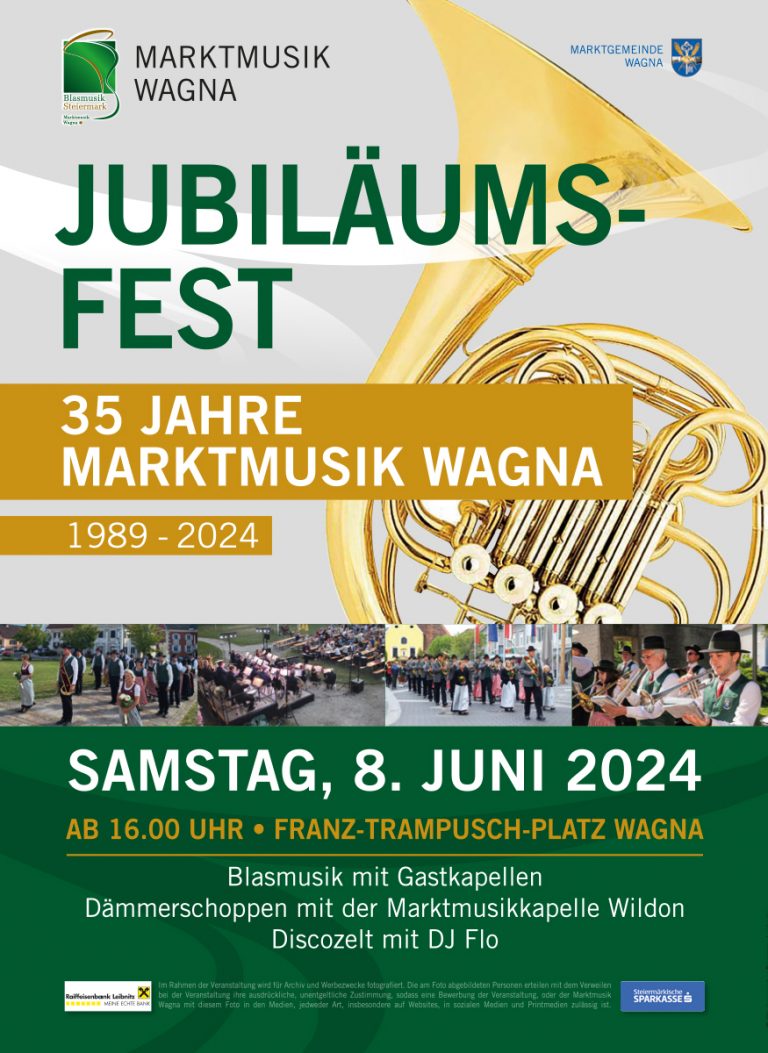 Jubiläumsfest – 35 Jahre Marktmusik Wagna – marktmusik wagna